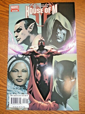 House of M #6 of 8 Land Magneto Variant Cover X-men & Avengers 1st ...