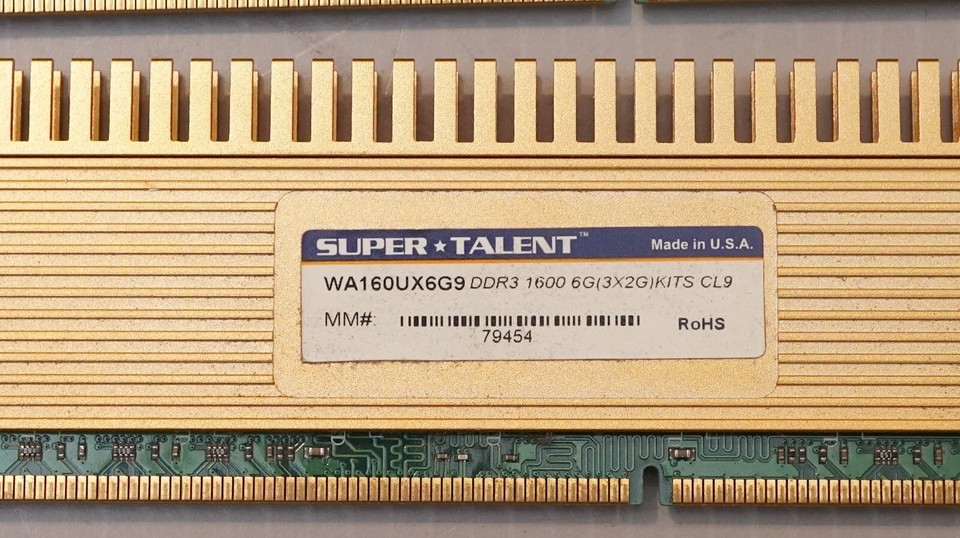 Super Talent 2GB DDR3 PC3-12800 (DDR3-1600) WA160UX6G9 Memory SDRAM 6 ...