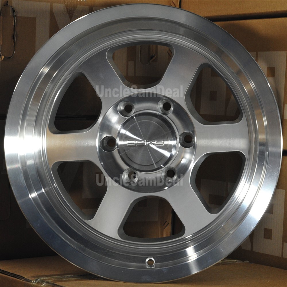17x8.5 6x139.7 6x5.5 9SIX9 SIX-1 MACHINE SILVER FACE 6 SPOKES TRUCK 4 ...