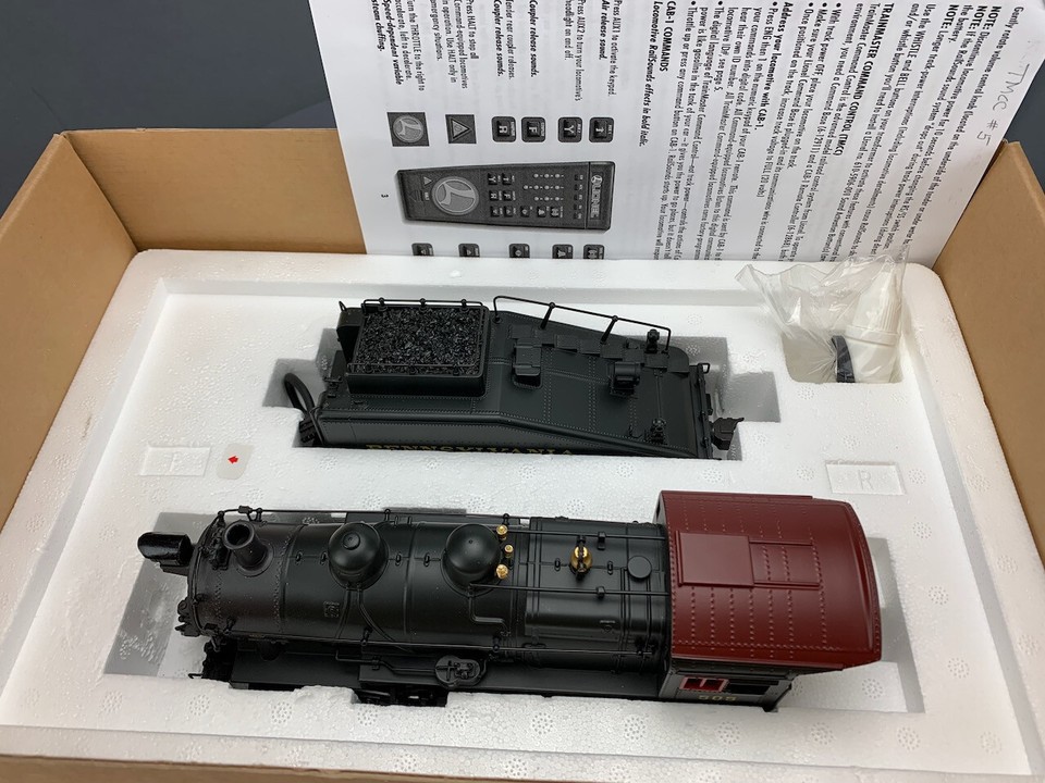 O Gauge K-Line Die Cast K3480-0001 PRR B6 Switcher & Tender w/TMCC ...