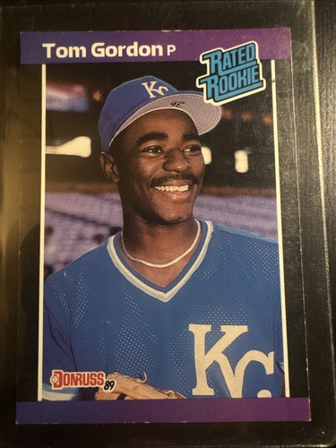 1989 DONRUSS KANSAS CITY ROYALS TOM GORDON #45 RATED ROOKIE CARD | eBay