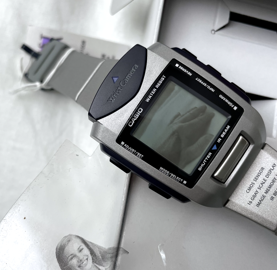 CASIO WQV-1 Wrist Camera Digital Watch Comes with Box Vintage WORKS | eBay