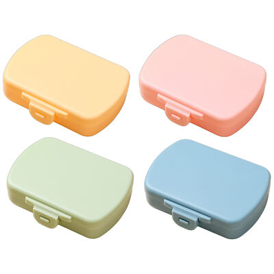 Portable Small Pill Box 6 Compartments Travel Pill Container Vitamin ...