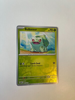 Bulbasaur 001/165 Sv: Scarlet & Violet 151 Reverse Holo | eBay