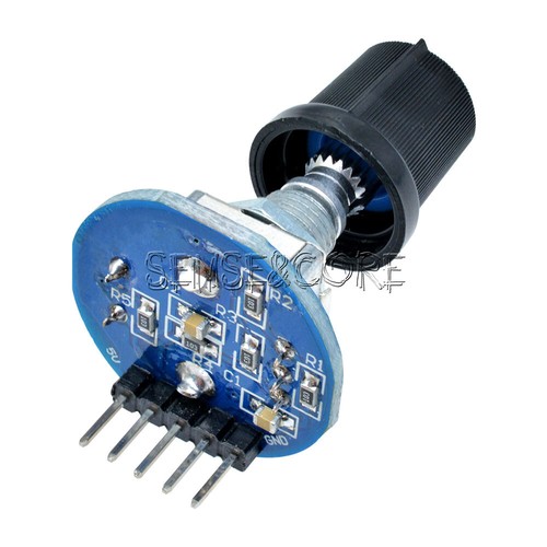 2pcs 1.65" 5V Rotary Encoder Rotating Potentiometer Knob Cap Digital ...