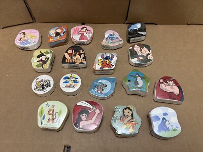 18 Vintage Disney Magic Towels - Mickey Tigger Lilo Stitch Pooh 12" x ...