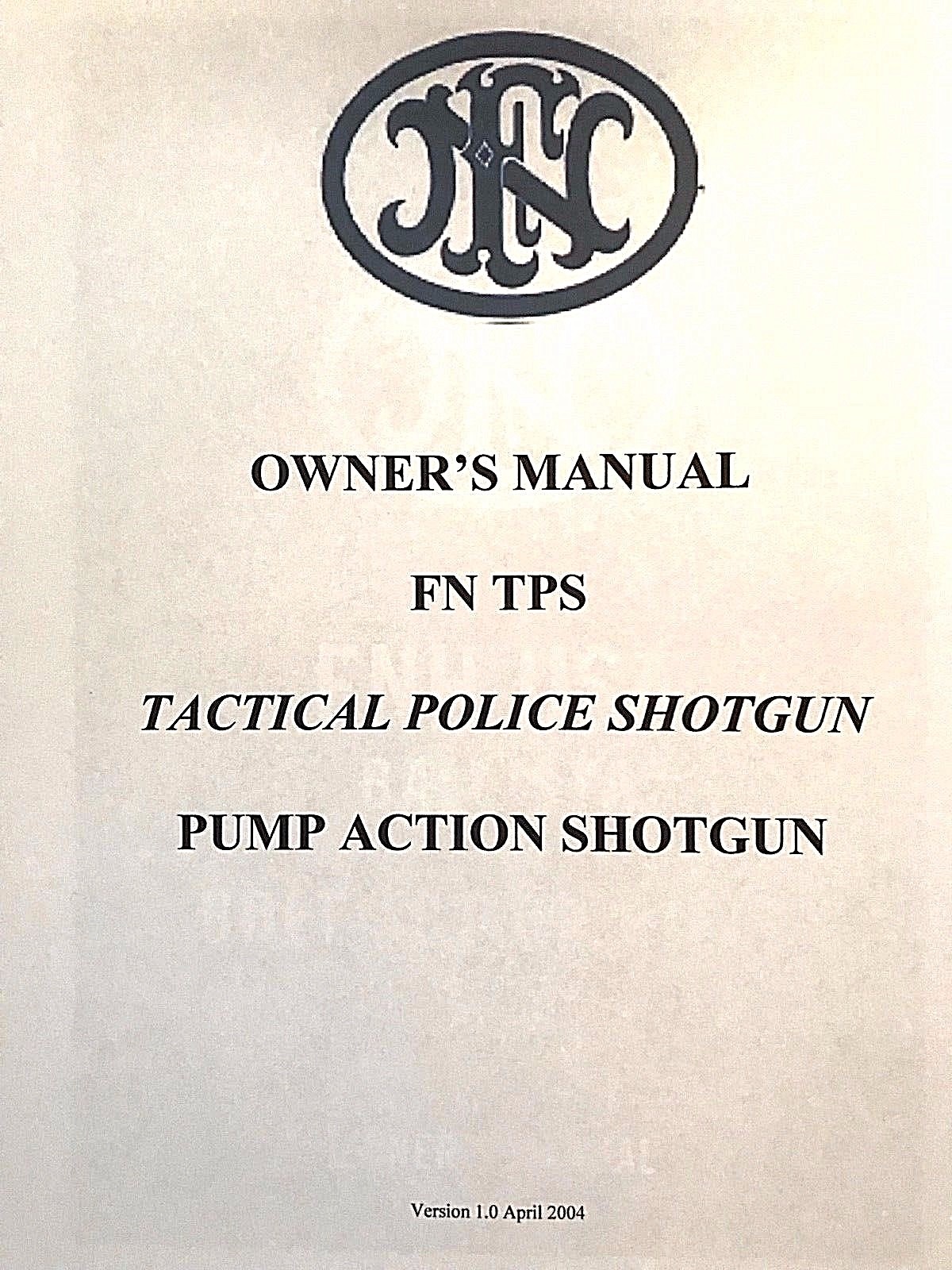 FN USA Rifle Shotgun Manuals FN SLP, FN SC 1, FN P-12, FNAR, FN SPR SEE ...
