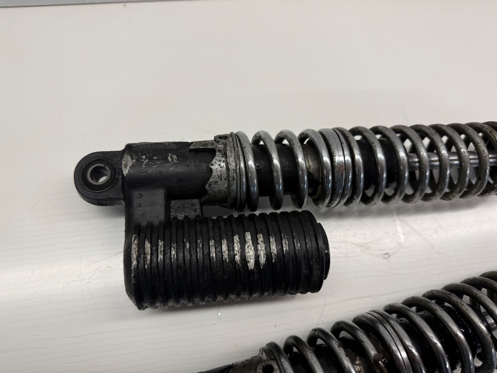 MX360 MX 360 YAMAHA MOTORCYCLE REAR SHOCKS SET STOCK OEM YZ DT AHRMA ORIGINAL | eBay