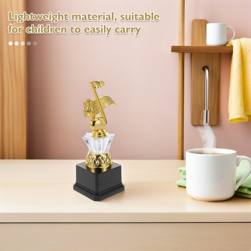 Plastic Trophies: Golden Plastic Music Trophy For Kids Competitions ...