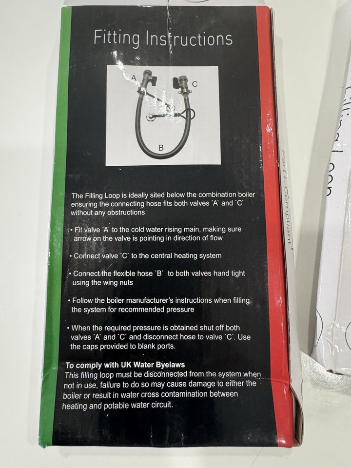 Embrass Peerless Part L Compliant flexible filling loop | eBay UK