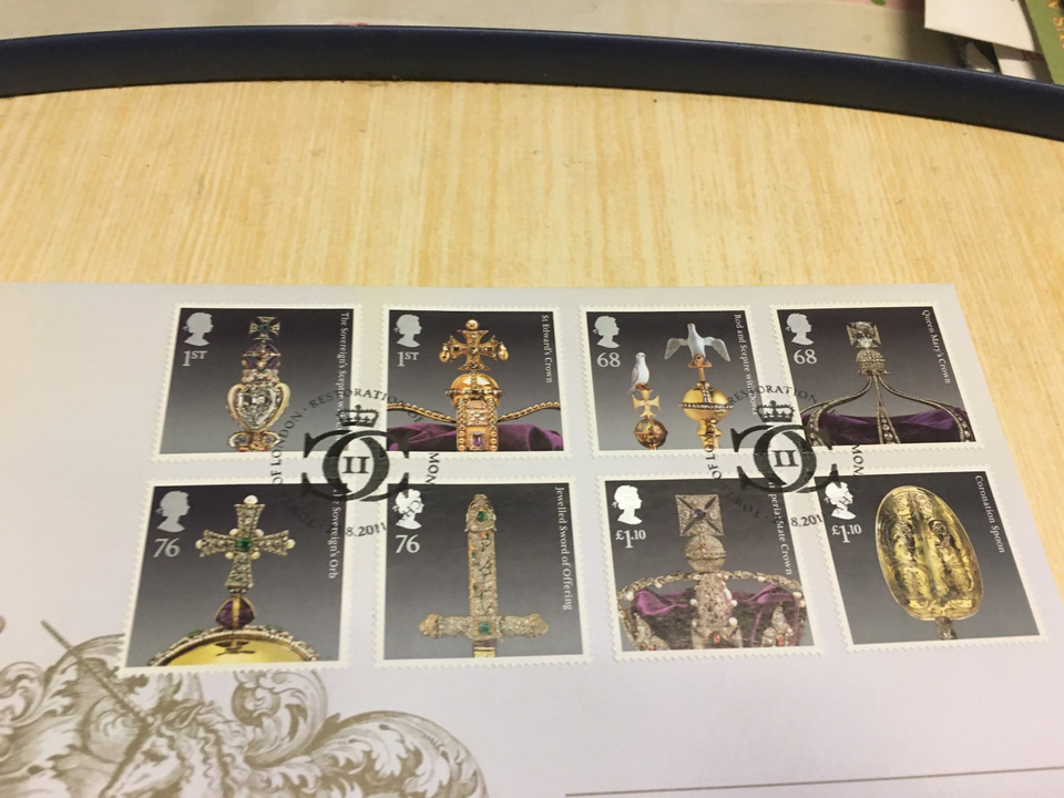 92 - GB £5 Coin Stamp Cover 2010 / 11 BU The Restoration Of The ...