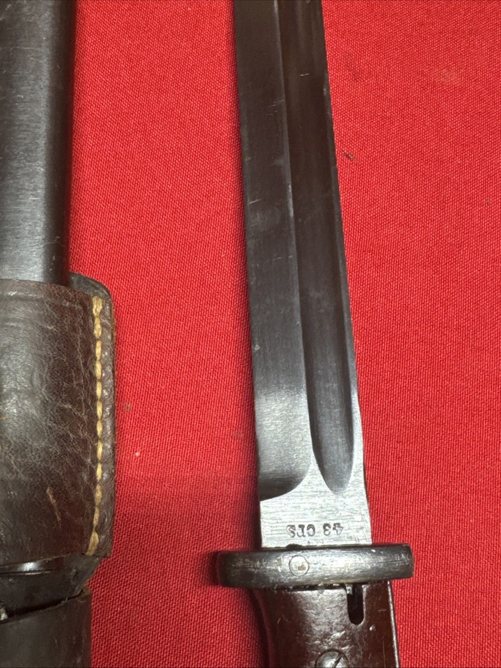 1943 WWII German Mauser K98 Rifle M1884/98 CRS Knife Bayonet B299 | eBay