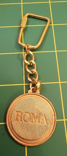 Vintage St. Peter Basilica Roma Italian Goldtone Souvenir Keychain | eBay