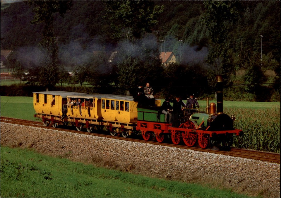 Steam Train Furth Germany vintage postcard c567 | eBay
