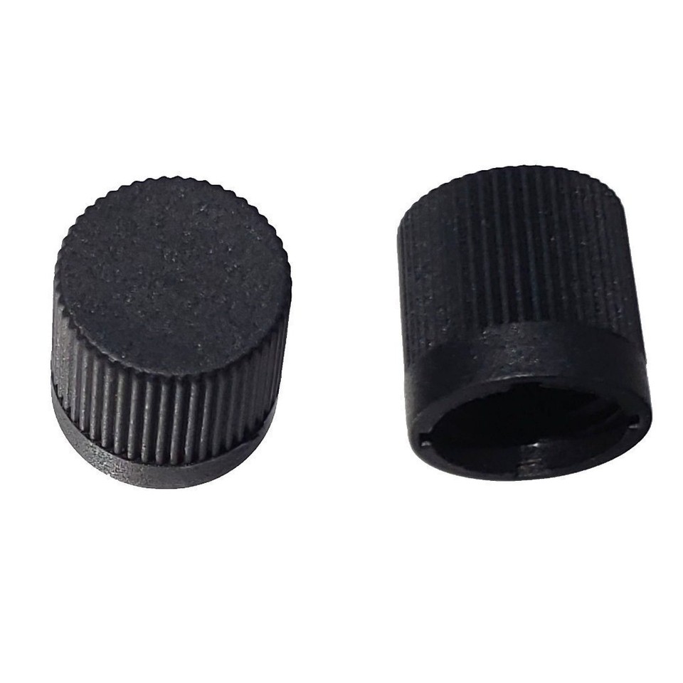 10x A/C Charge Port Service Cap Black 1/4" R12 With O-Ring Fit MT0060 ...