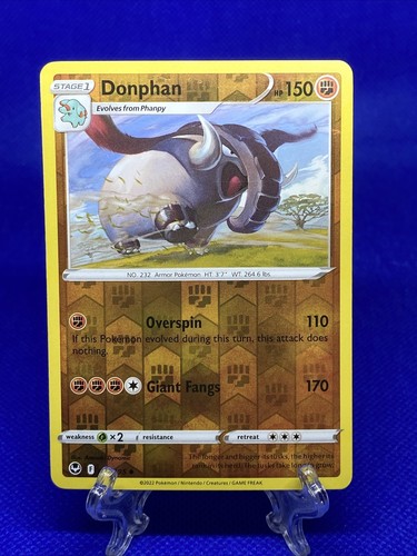 Donphan 92/195 Silver Tempest Reverse Holo Uncommon Pokemon Card ...