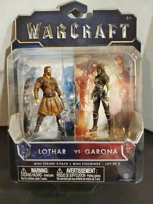 Warcraft Mini Figure 2 Pack - Lothar vs. Garona New Jakks 2015 | eBay