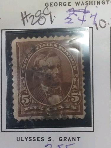 # 255 Grant Five Cent Stamps -289 | eBay