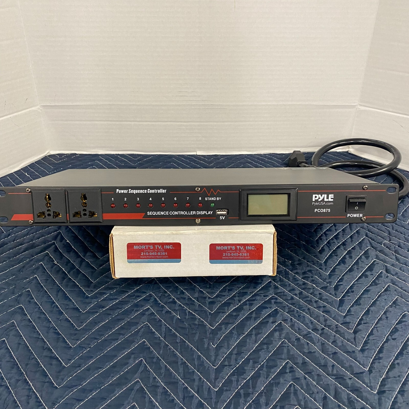 Pyle PCO875 13 Amp 2000W Rack Mount Power Sequence Controller | eBay