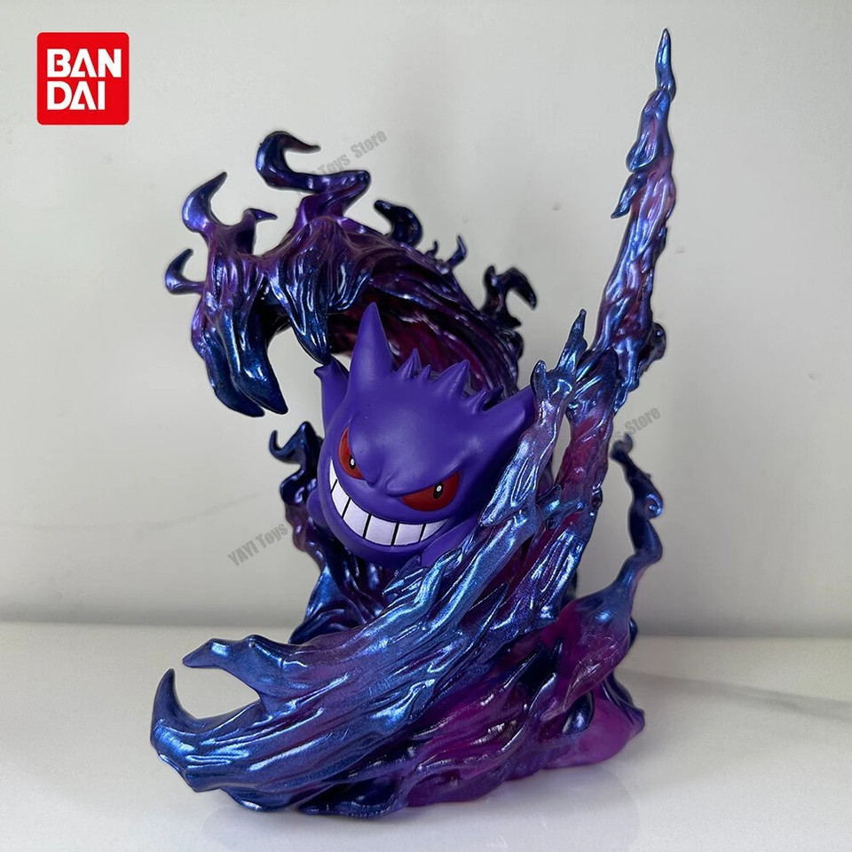 New Pokemon Anime Figure Gengar Ghost Claw Action Figures Game Statue ...