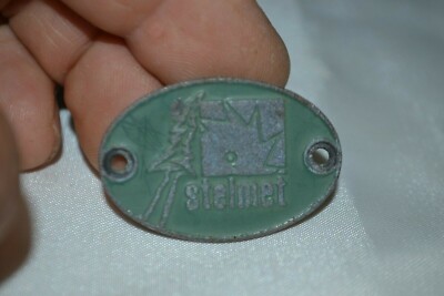 Plaque ancienne de Fabricant - STELMET (Scie circulaire et sapin) | eBay