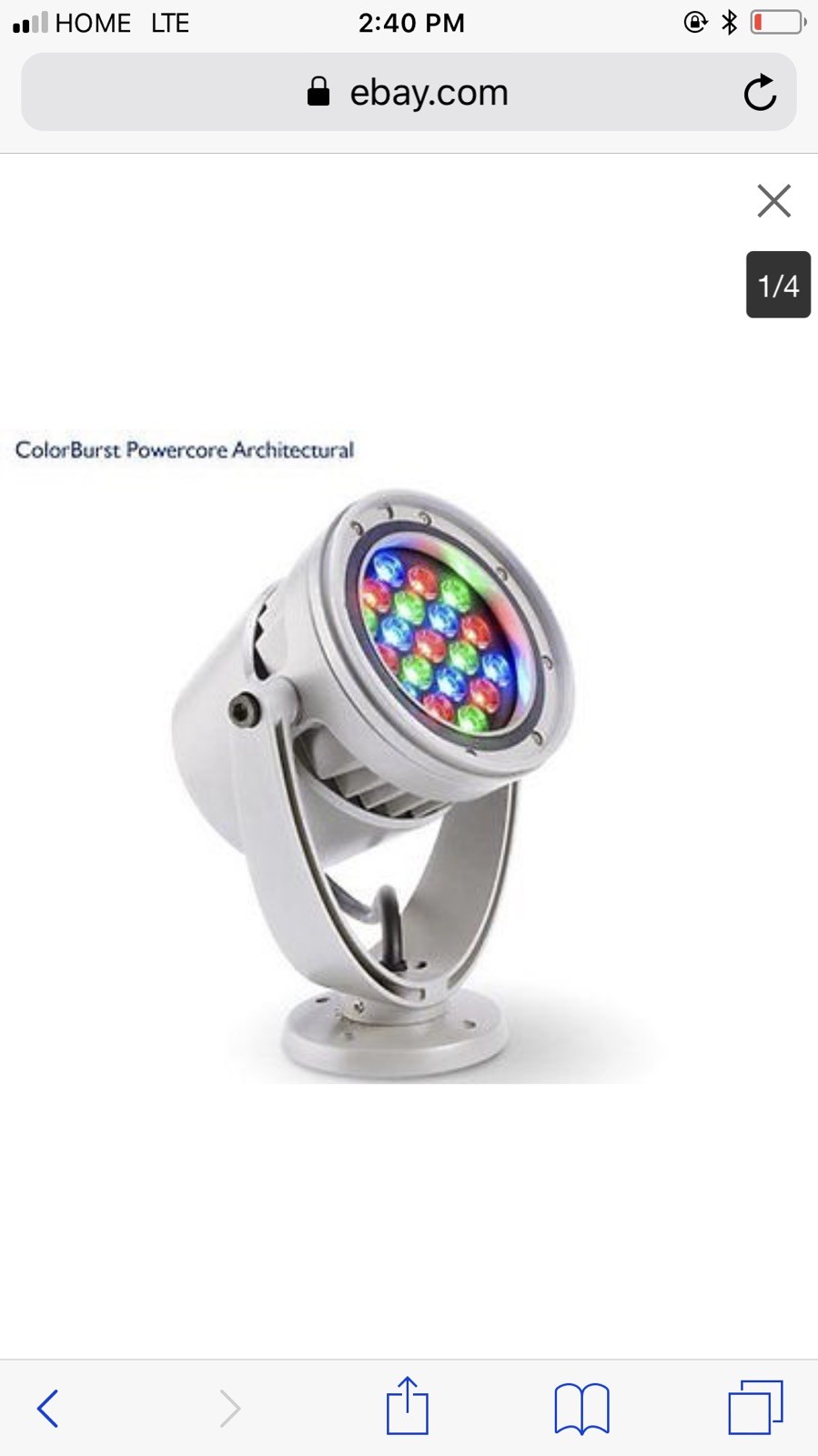 NEW PHILIPS colorburst BCP462 12xLED-HB/RGB 100-240V GR | eBay