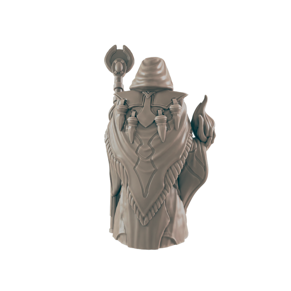 Retired Sorcerer Mini | Elderly Old Wizard | Dungeons and Dragons NPC ...