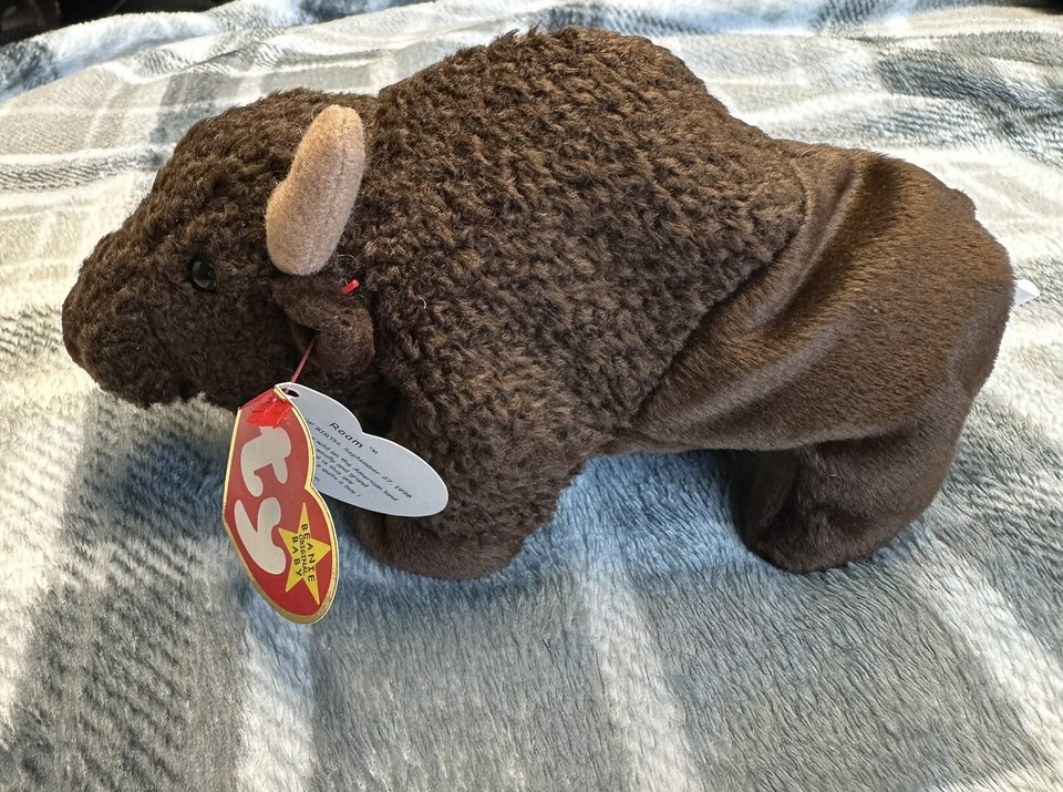 TY BEANIE BABIES ROAM THE BISON, EXTREMELY RARE WITH ERRORS!!! | eBay