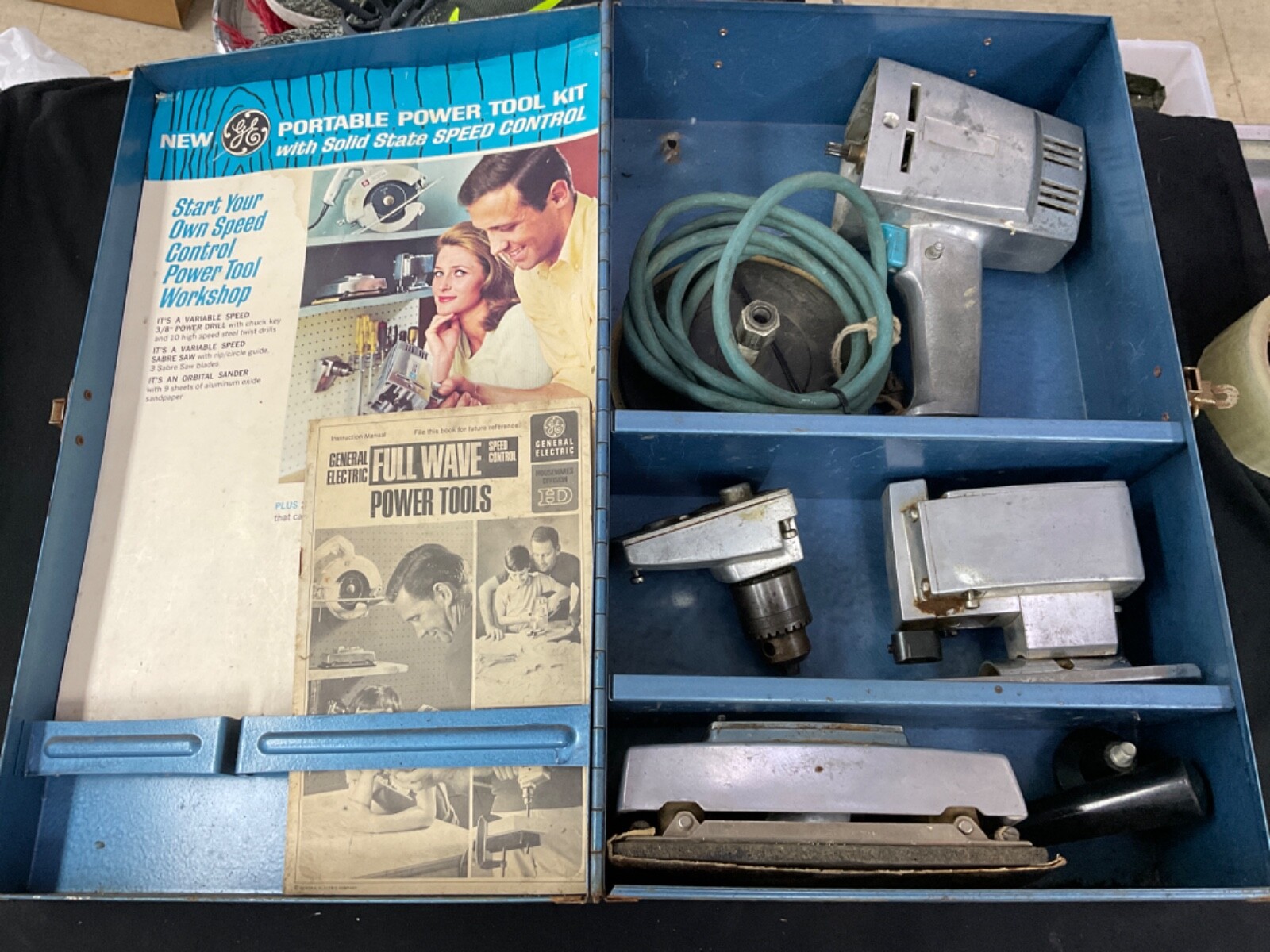Vintage General Electric GE Portable Power Tool Kit Model TK2 | eBay