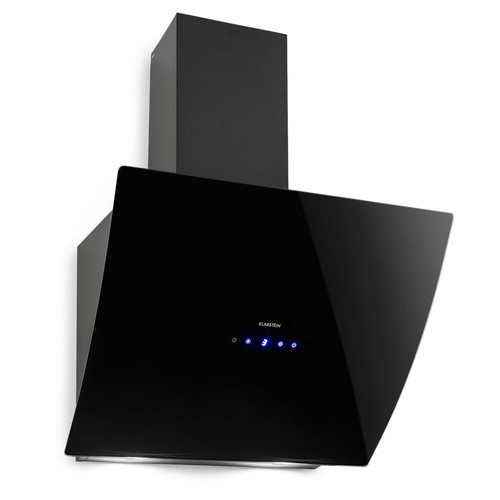 Cooker Hood 60cm Angled Kitchen Extractor Fan Chimney Hood LED Glass ...