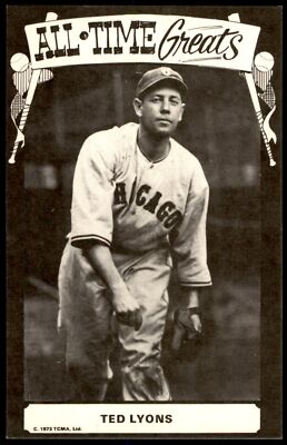 1973 TCMA ALL-TIME GREATS POSTCARDS - TED LYONS WHITE SOX | eBay