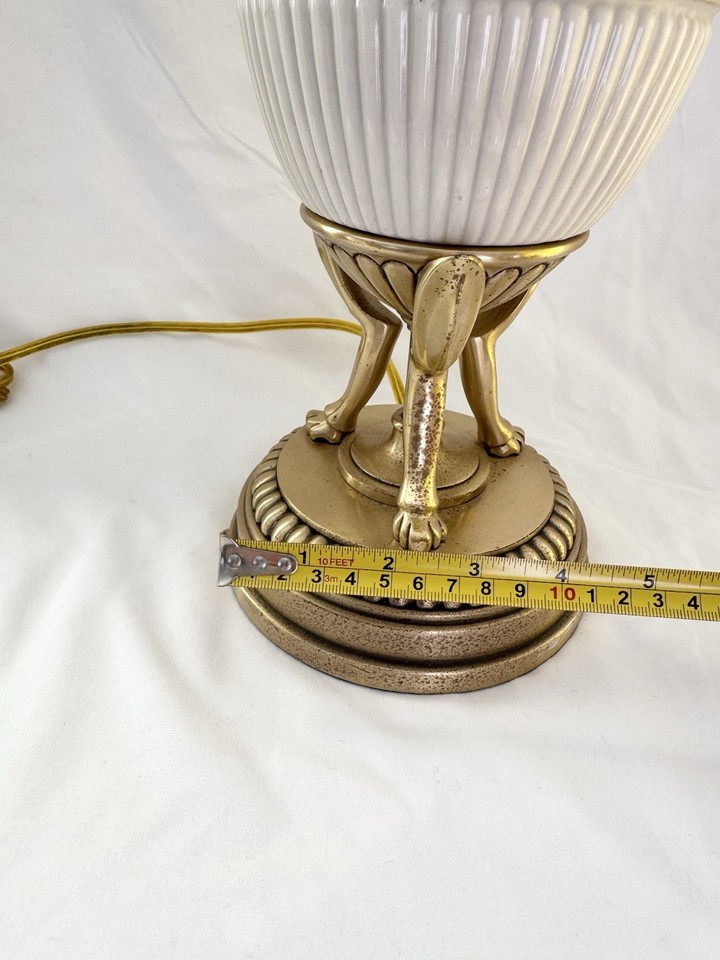 Lenox Quoizel Porcelain Lamp with Finial - Tracery Collection | eBay