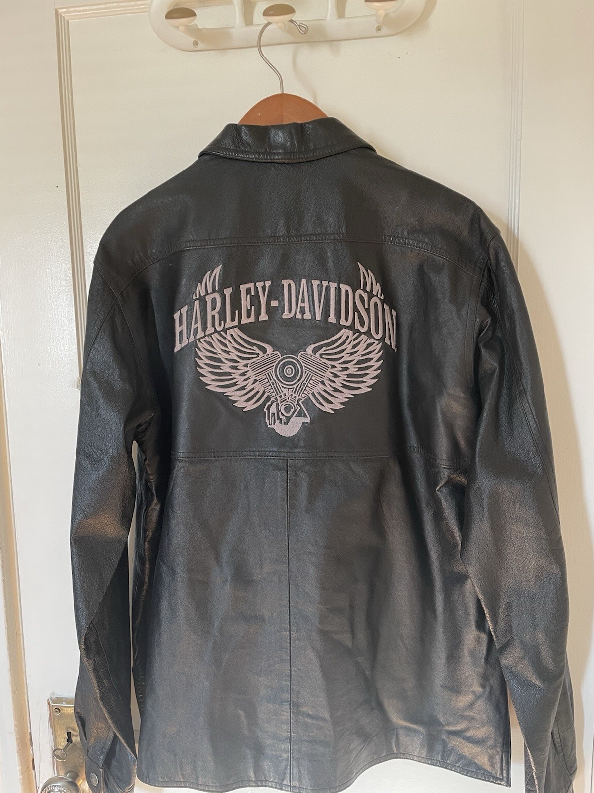 Harley-Davidson Mens 1998 rally Leather Jacket - Gem