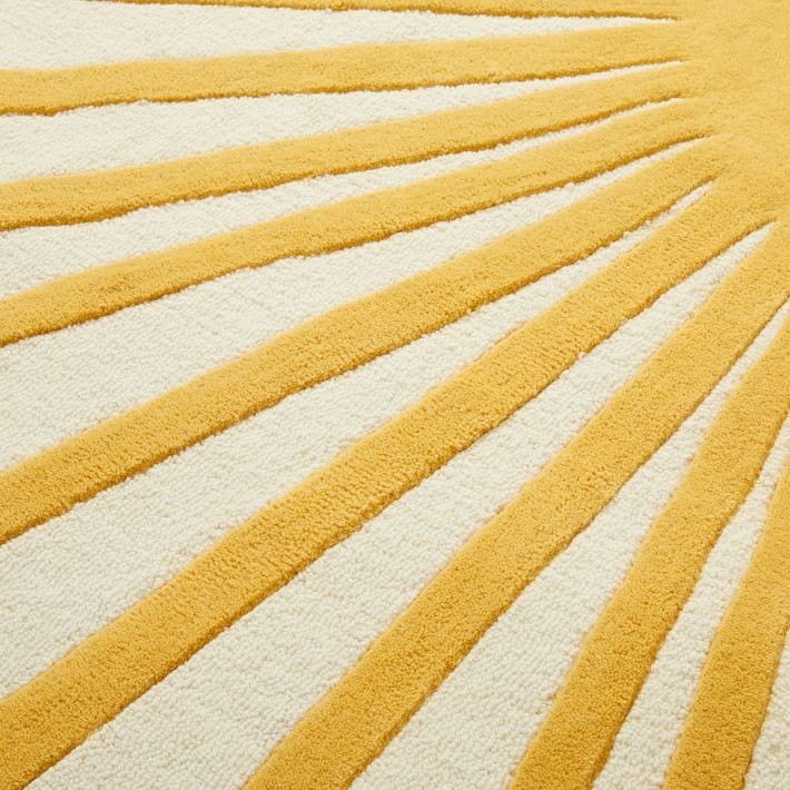 Sunburst Easy Care Rug Hand-Tufted Area Rug West elm Rugs for Bedroom ...