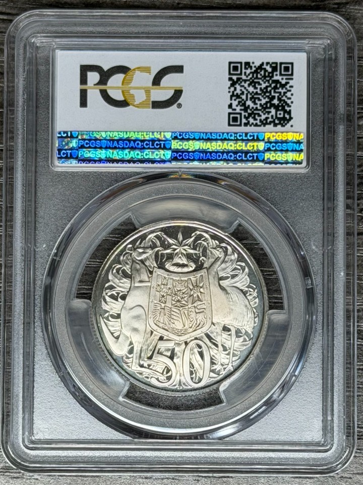 Australia 1966 Proof Silver Round 50 Cent 50c PCGS PR67 DCAM First ...