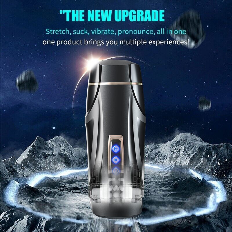 Male Masturbaters Automatic HandsFree Rotating Cup Thrusting Stroker ...