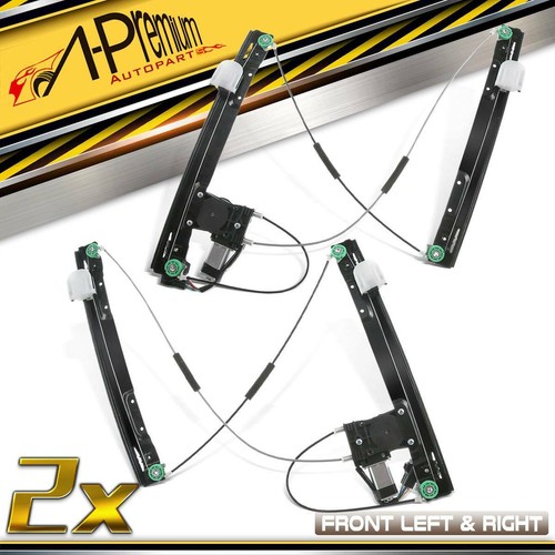 A-Premium 2x Front Electric Window Regulators with Motor for Jaguar XF ...