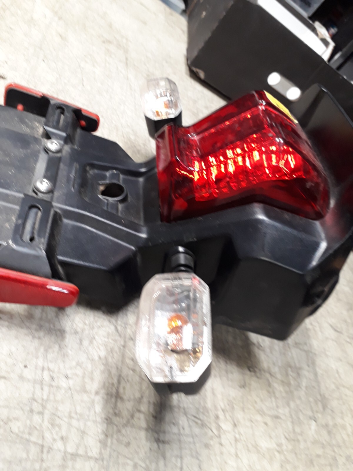 TRIUMPH EXPLORER 1200, REAR GUARD ASSEMBLY INDICATOR TAIL , 'FREE POST ...