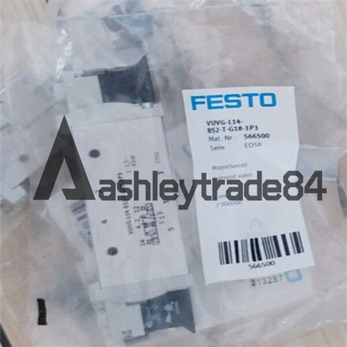 1PCS NEW FESTO solenoid valve VUVG-L14-B52-T-G18-1P3 566500 | eBay