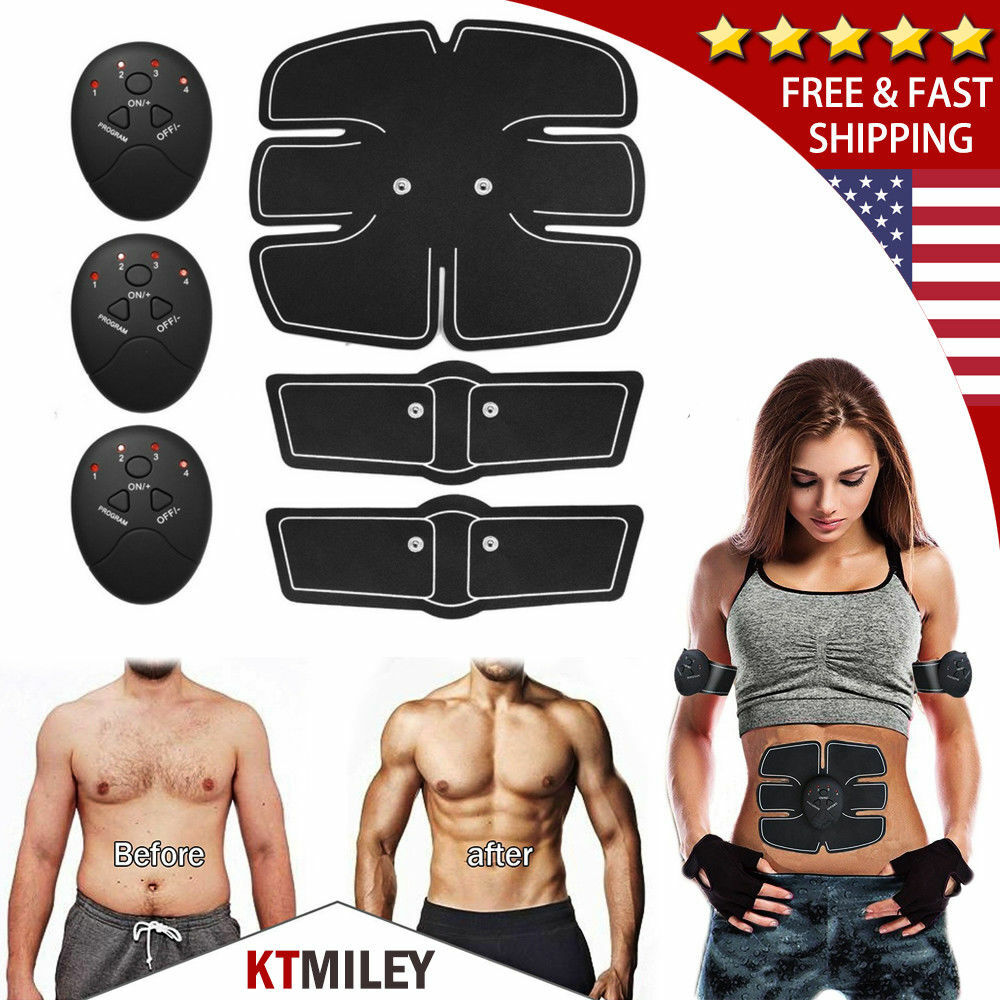 Ultimate EMS AB & Arms Muscle Simulator ABS Training Home Abdominal ...