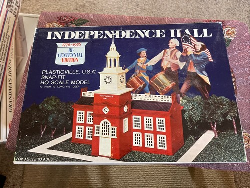 Bachmann Plasticville Independence Hall HO Scale Model New B6 | eBay