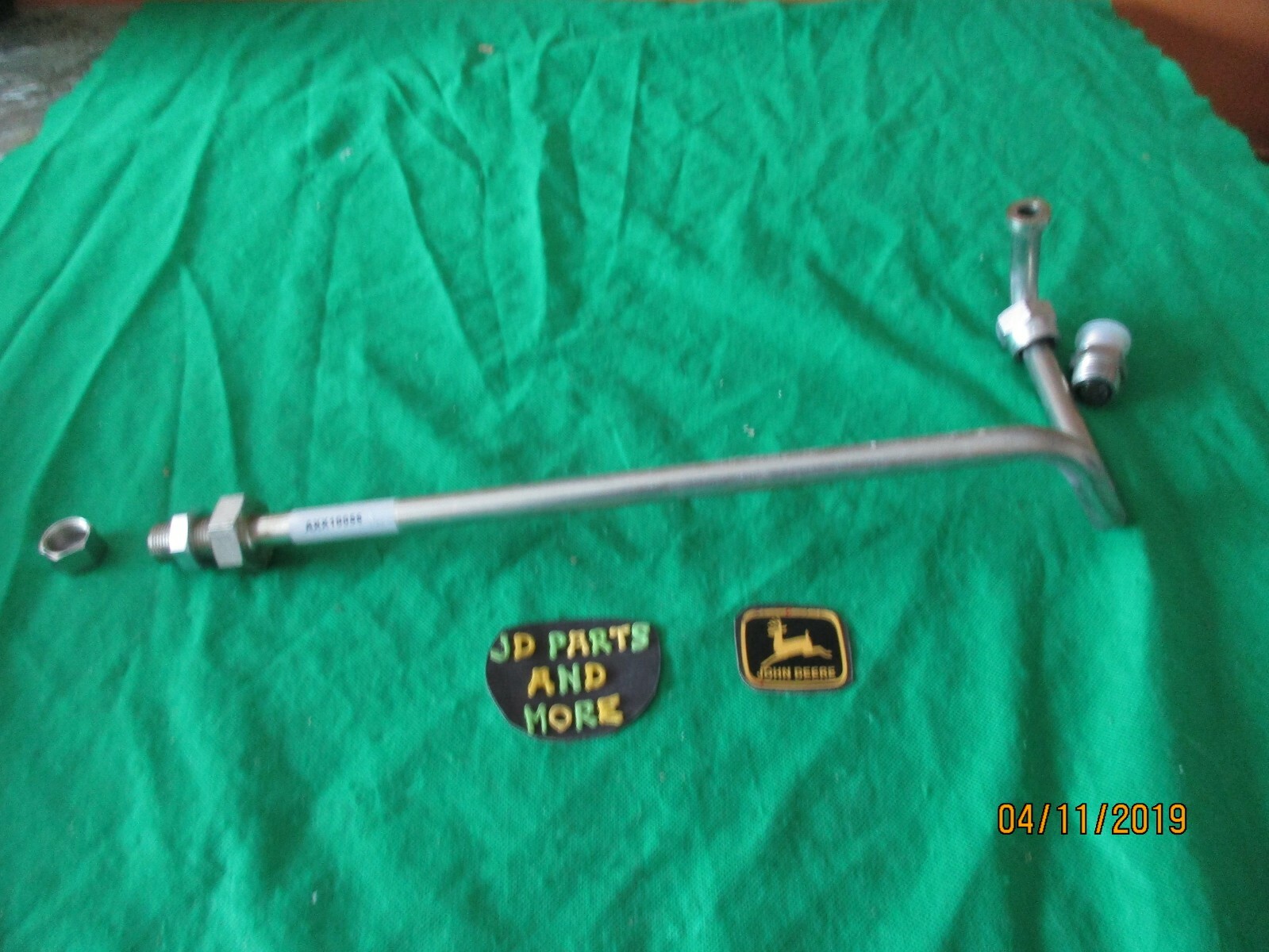 NEW GENUINE JOHN DEERE TRACTOR 520M LOADER MID VALVE OIL LINE AXX10056 ...