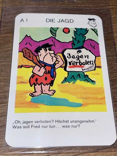 Vintage Hanna Barbera 🎥 German Quartett The Flintstones Card Game ...