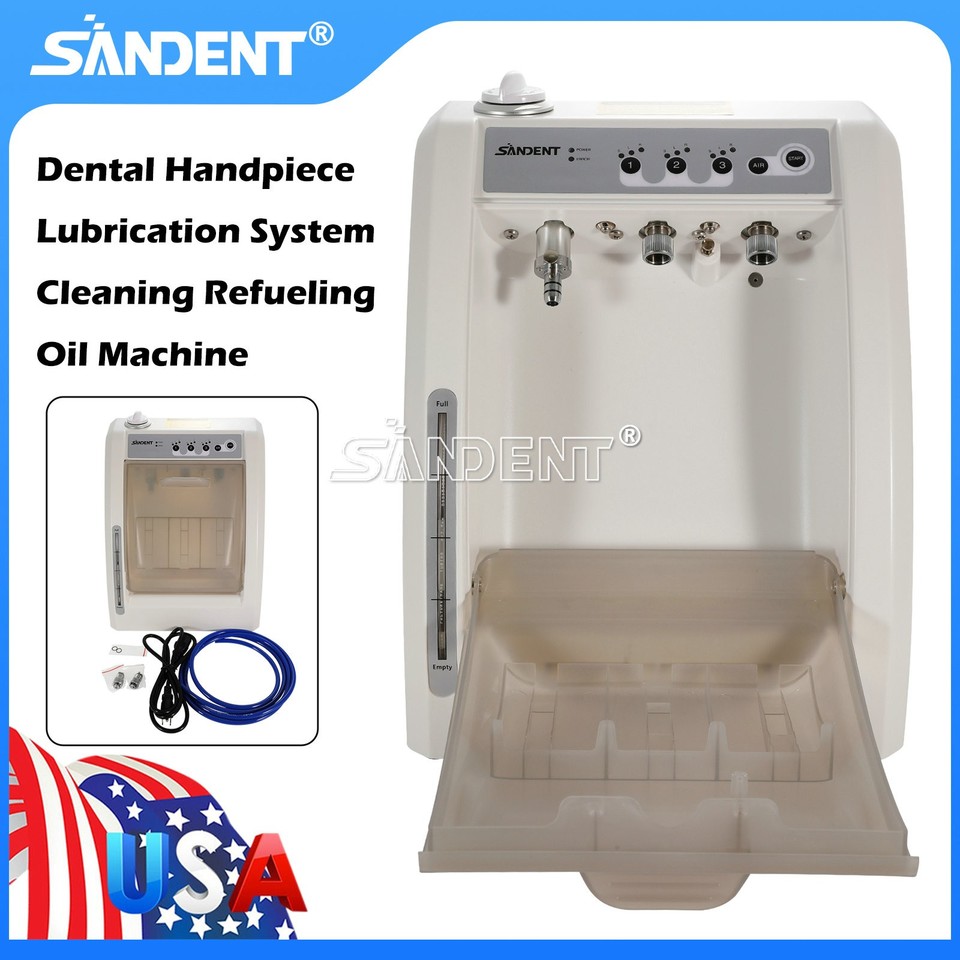 Dental Handpiece Maintenance Lubrication Oiling Machine/LED High Speed ...