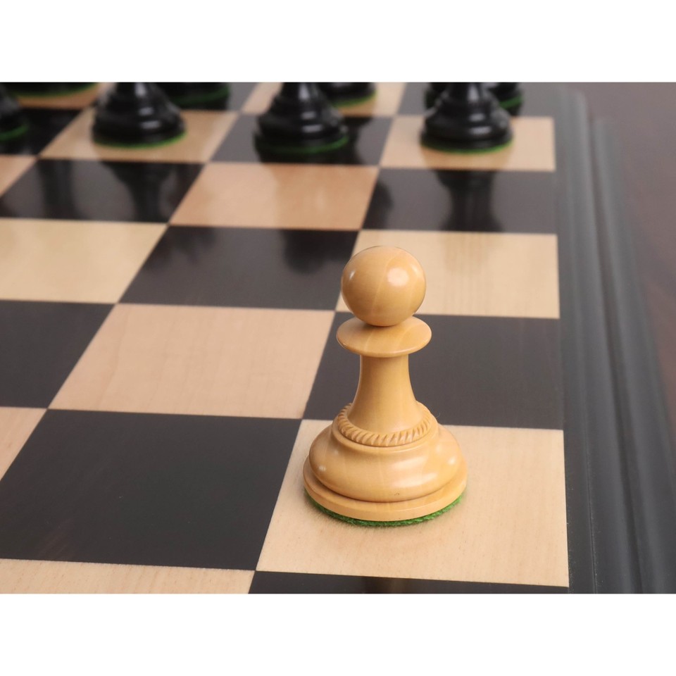 4.3" Imperator Luxury Staunton Chess Set- Chess Pieces Only - Ebony ...