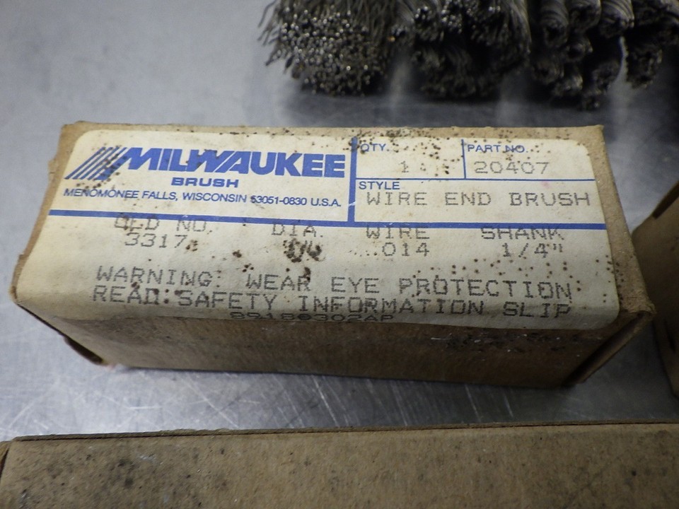 40 NEW! MILWAUKEE 1-1/8" Wire End Brushes #20407 | eBay