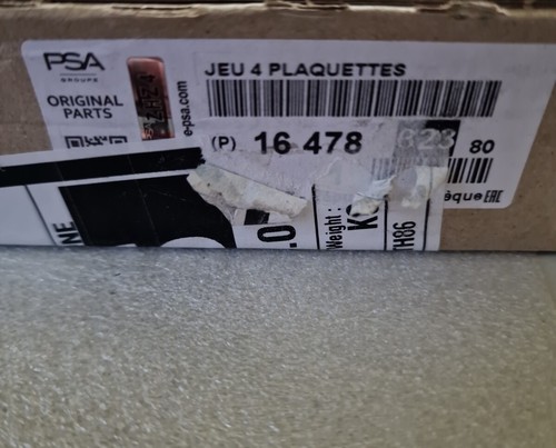 Genuine CITROEN Front Brake Pads Set Citroen Peugeot Fiat 1647862380 | eBay