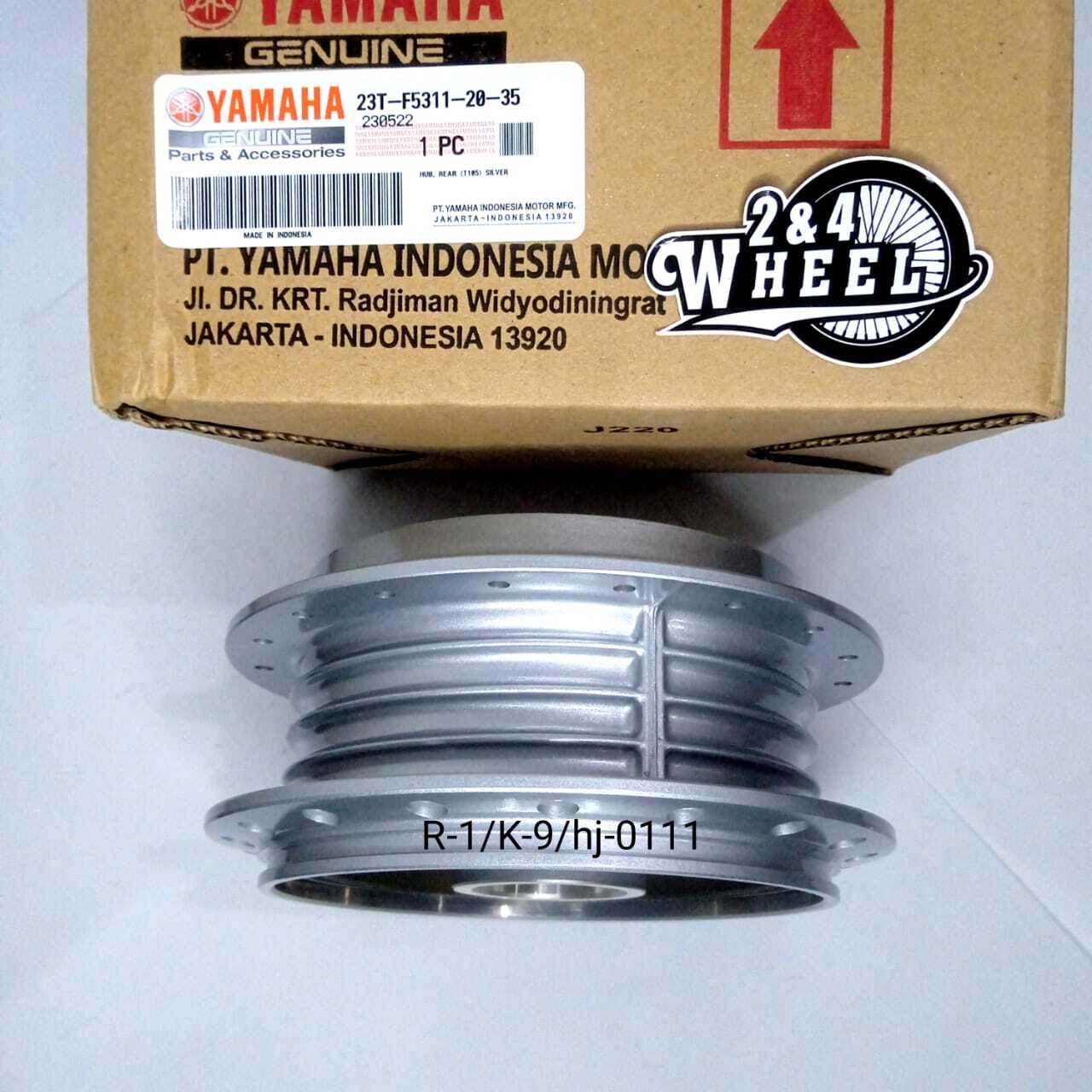 Genuine Yamaha RX115 RXS RX Special YT115 RX100 Hub Rear 23T-F5311-20 ...