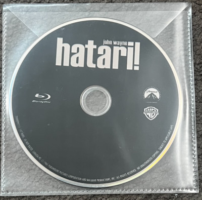 NEW HATARI! (1962) - Blu-ray disc only in clear plastic envelope / no case 32429281487| eBay