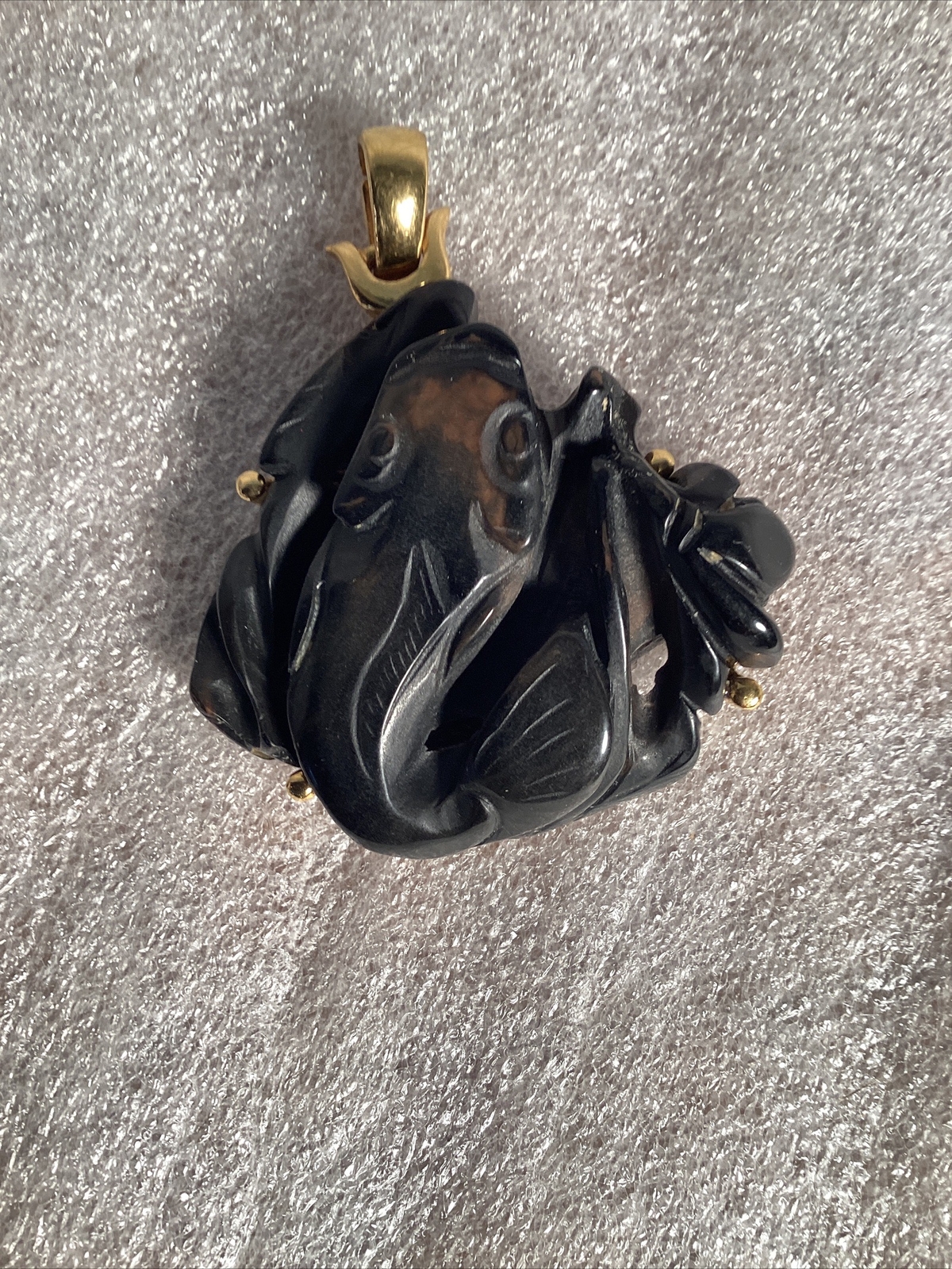 Crown Trifari Koi Fish Pendant | eBay